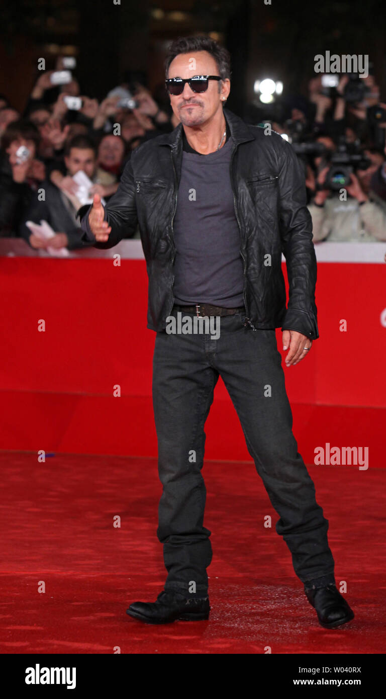 Bruce Springsteen arrives on the red carpet before a screening of the ...