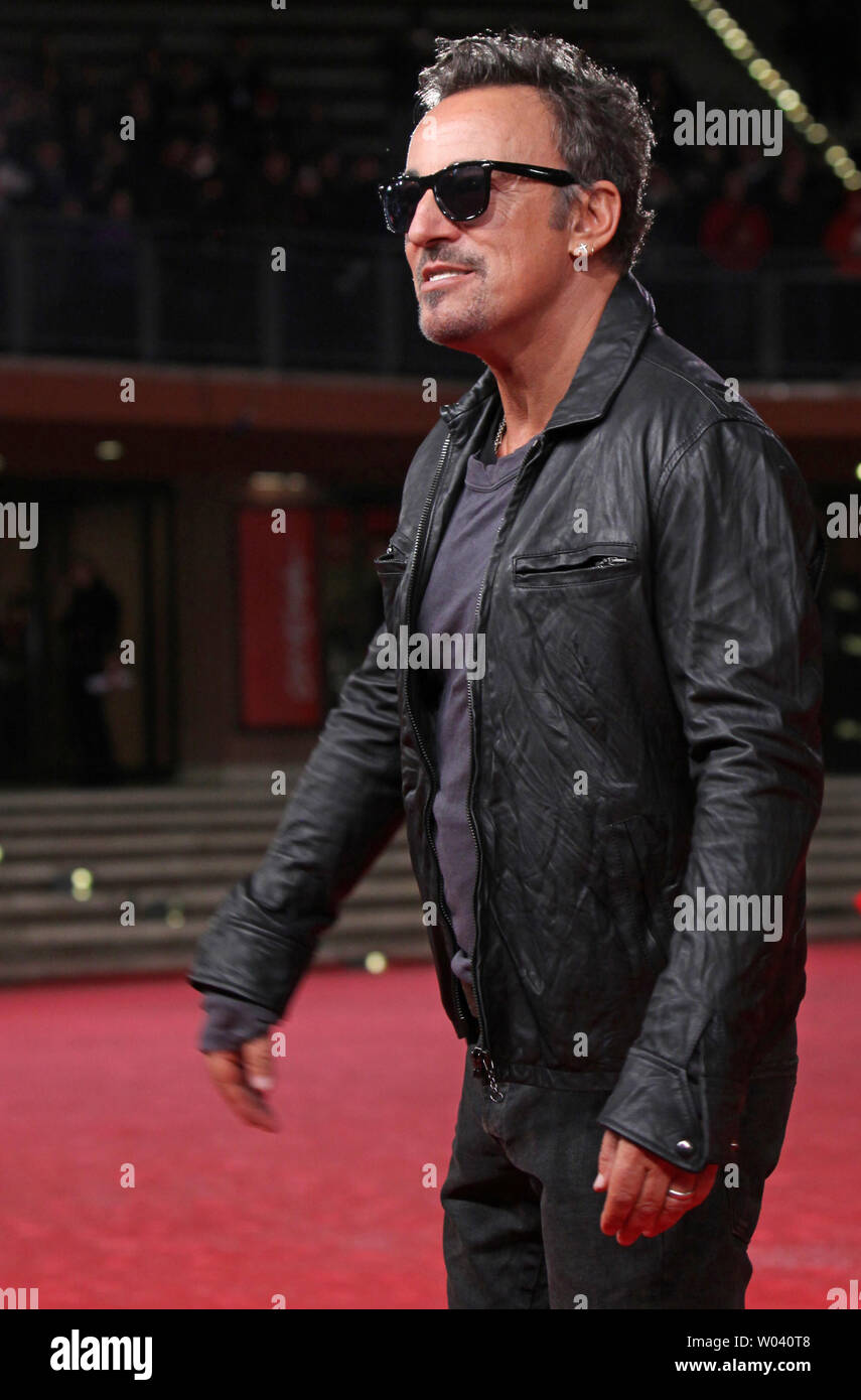 Bruce Springsteen arrives on the red carpet before a screening of the ...