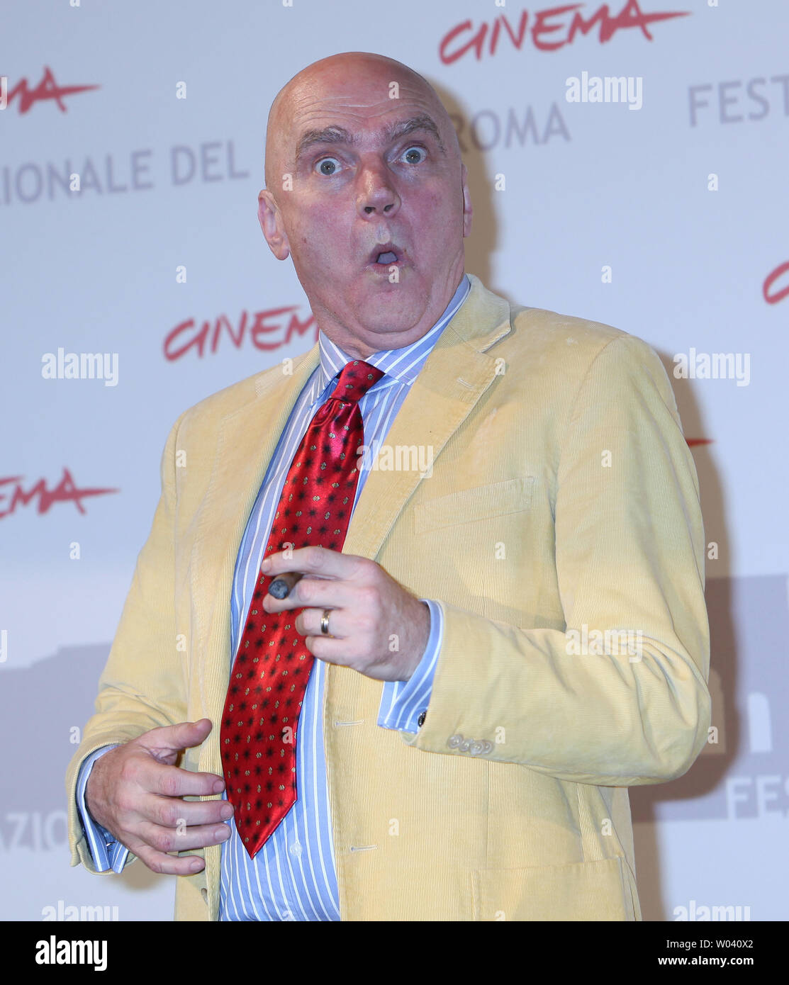 James Hagan arrives at a photocall for the film "Little Sparrows ...