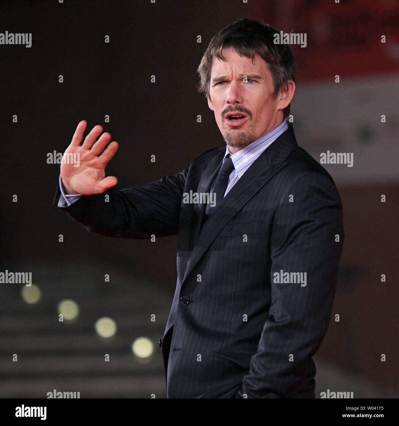 Ethan Hawke arrives on the red carpet before a screening of the film ...