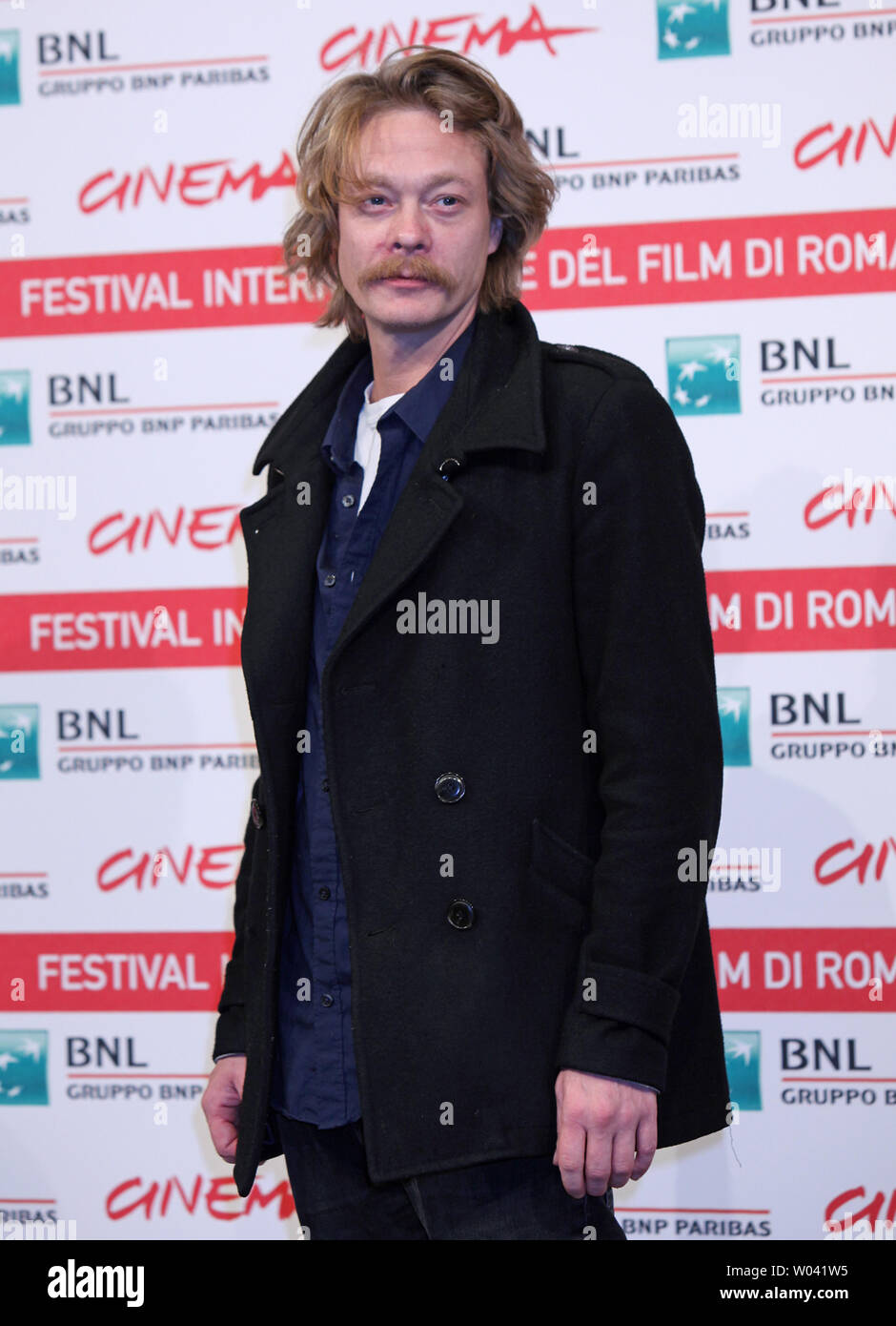Kristoffer Joner arrives at a photocall for the film "Babycall" during ...