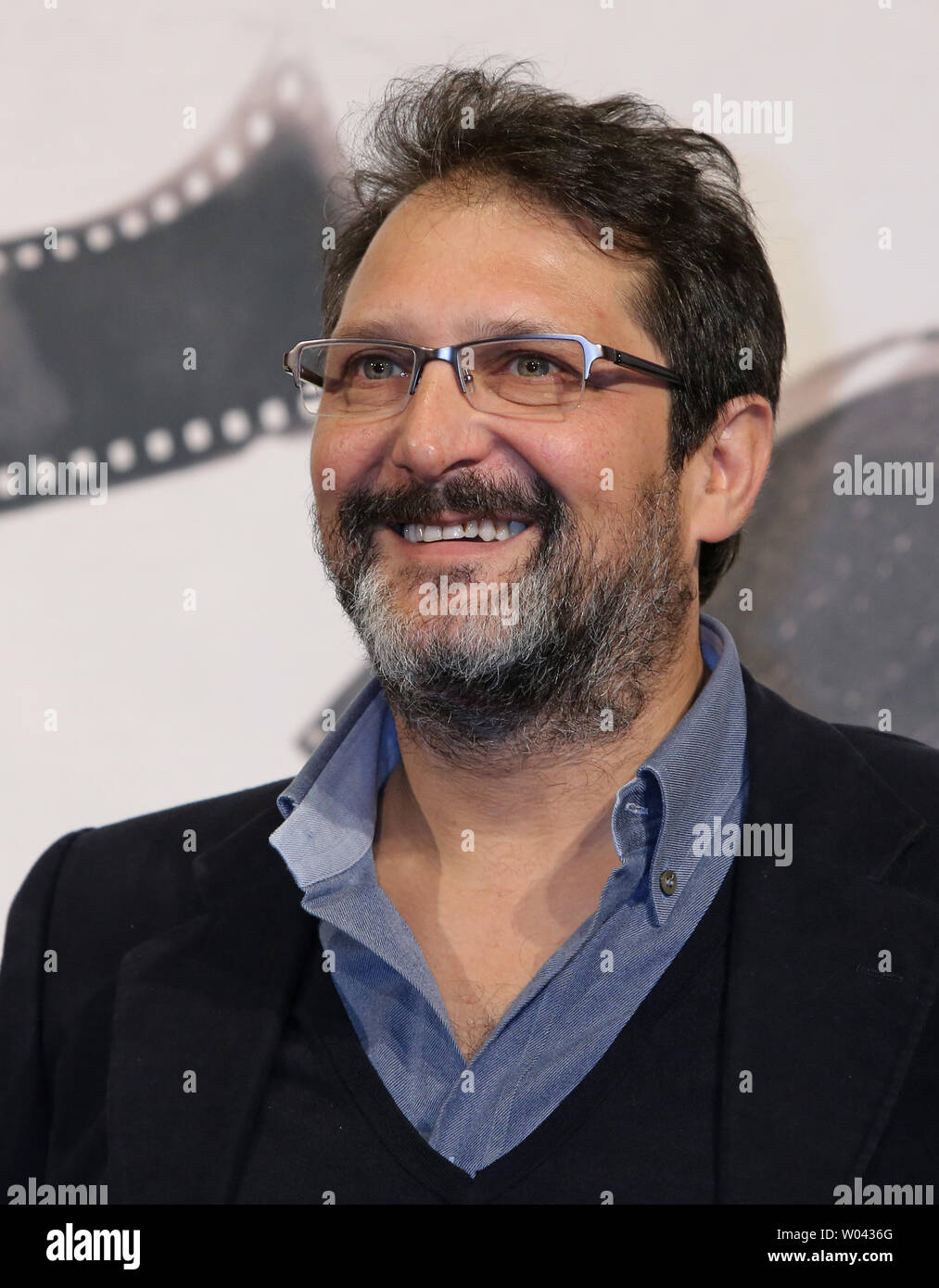 Alessandro Valori arrives at a photo call for the film "Il cinema lo ...