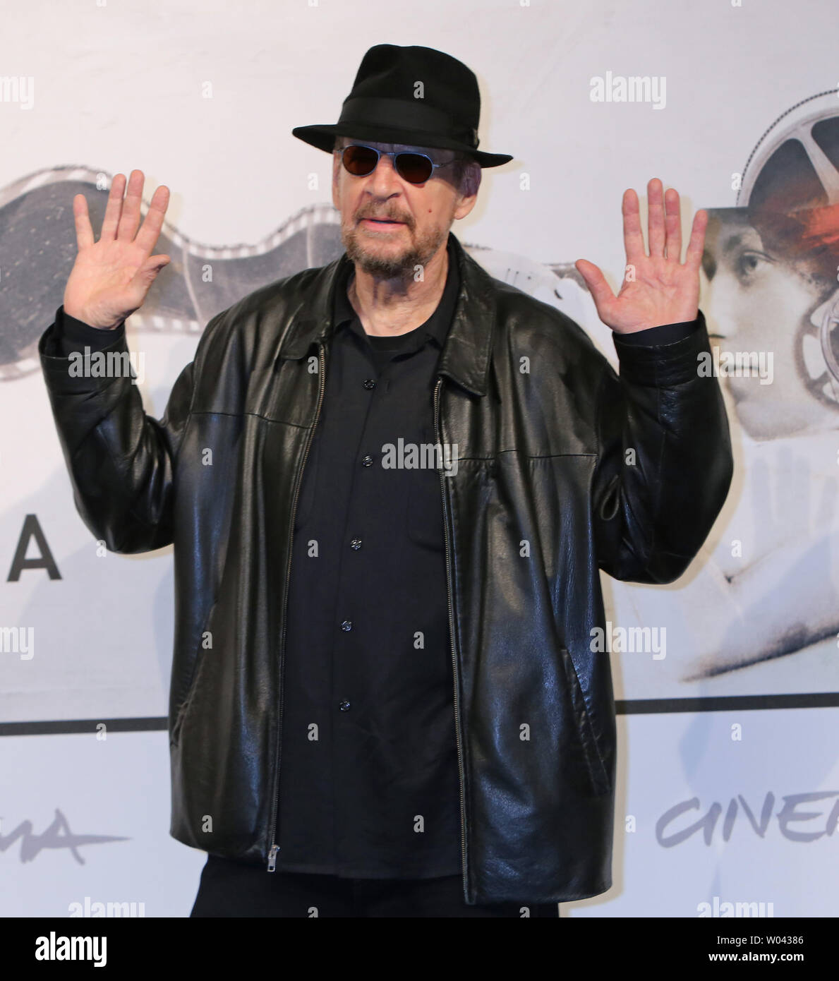 Larry Clark arrives at a photo call for the film "Marfa Girl" during ...