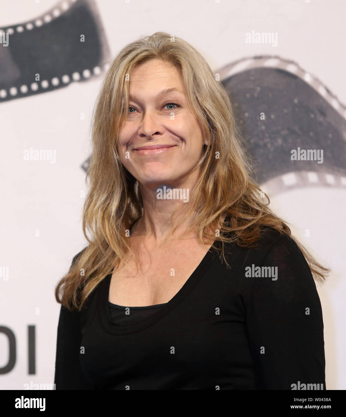 Mary Farley arrives at a photo call for the film "Marfa Girl" during ...