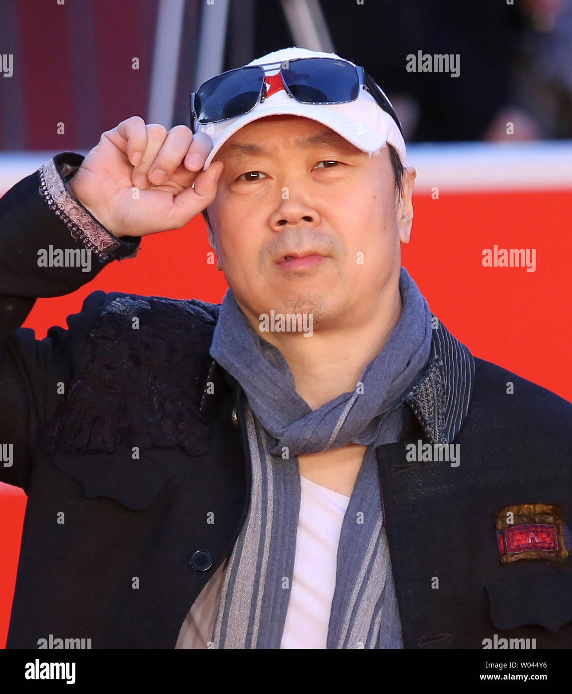 Cui Jian arrives on the red carpet before the screening of the film ...