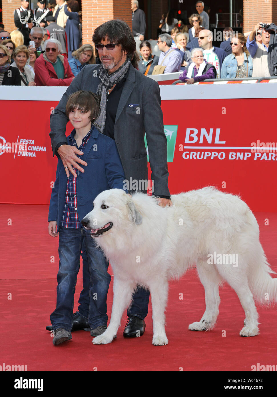 Felix Bossuet (L) and Christian Duguay arrive on the red carpet before ...