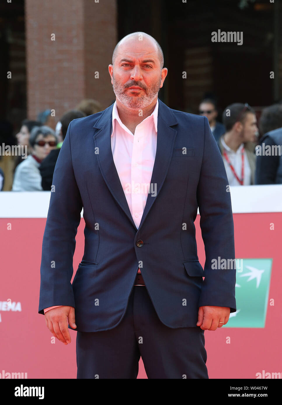 Lior Raz arrives on the red carpet before the screening of the film ...