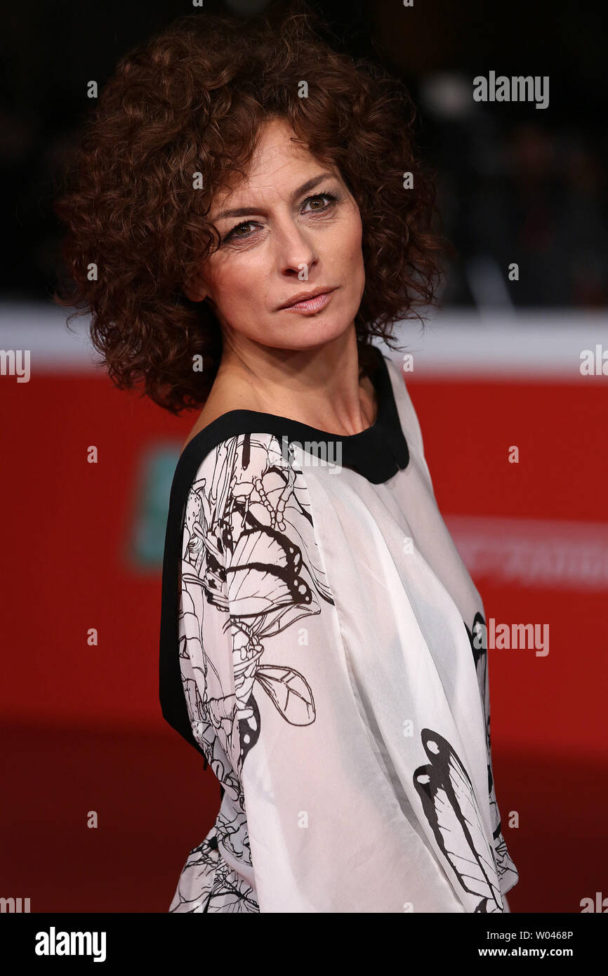 Lidia Vitale arrives on the red carpet before the screening of the film ...