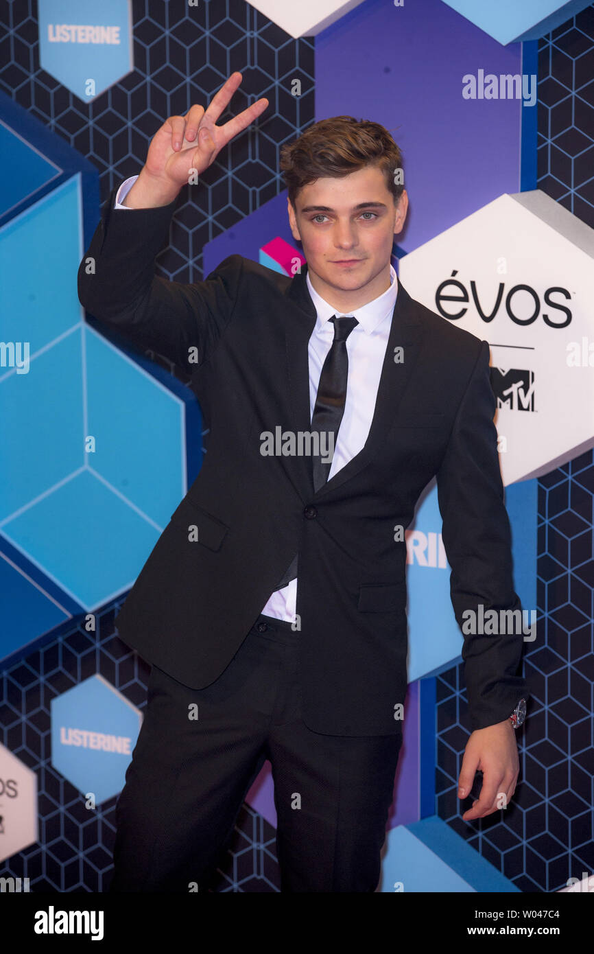 DJ Martin Garrix arrives at the MTV Europe Music Awards in Rotterdam ...