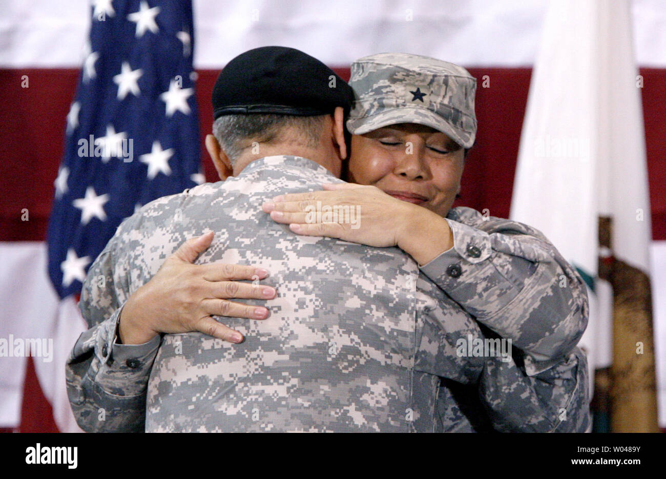 Outgoing California National Guard commander Maj. General William H ...