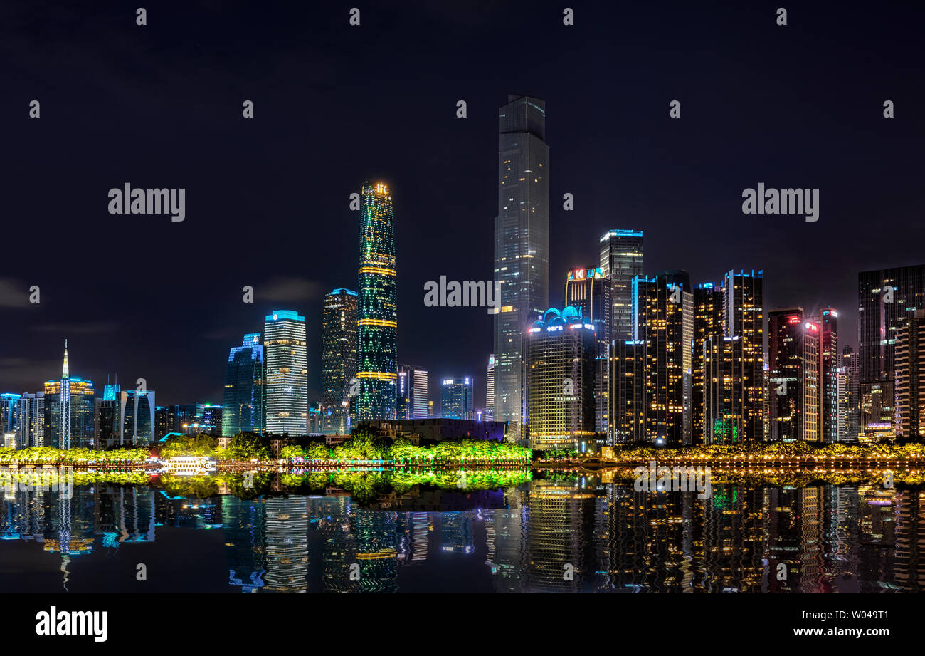 Guangzhou Pearl River Architecture Stock Photo - Alamy