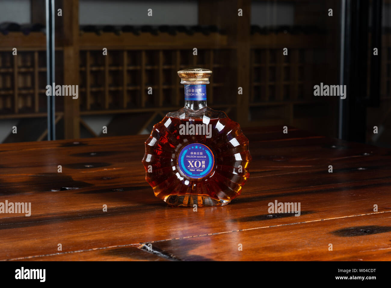 Imported red wine Stock Photo - Alamy