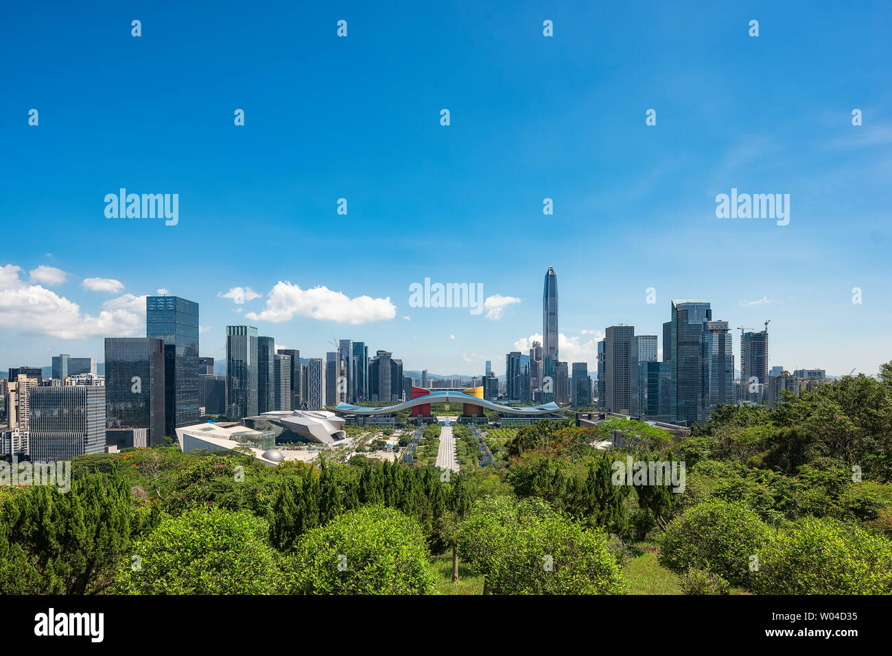 High-definition picture of Lianhuashan scenery in Shenzhen Stock Photo ...