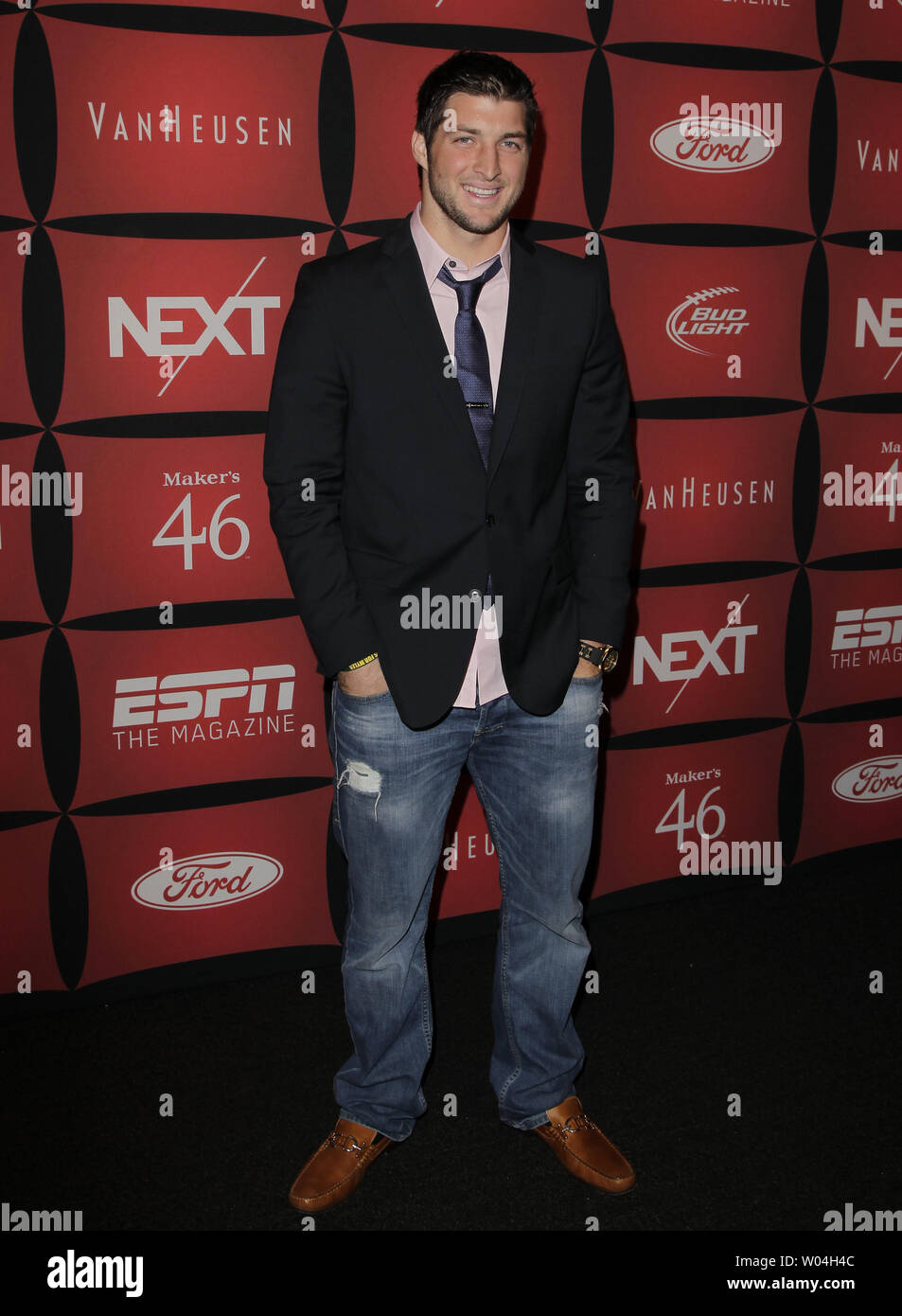 Tim Tebow arrives on the red carpet at ESPN The Magazine's "NEXT" Event ...