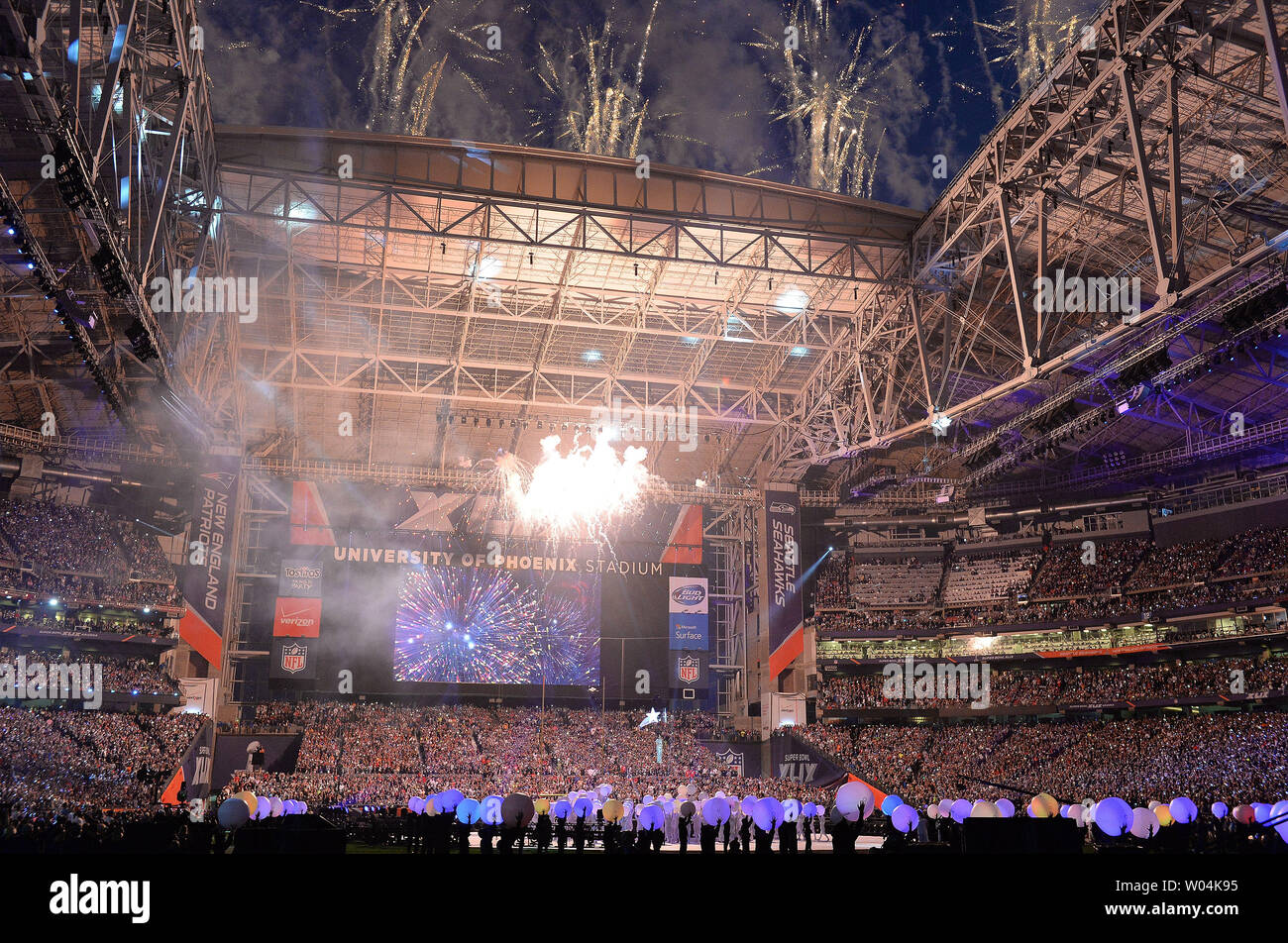 Katy Perry performs during halftime activities of Super Bowl XLIX at ...