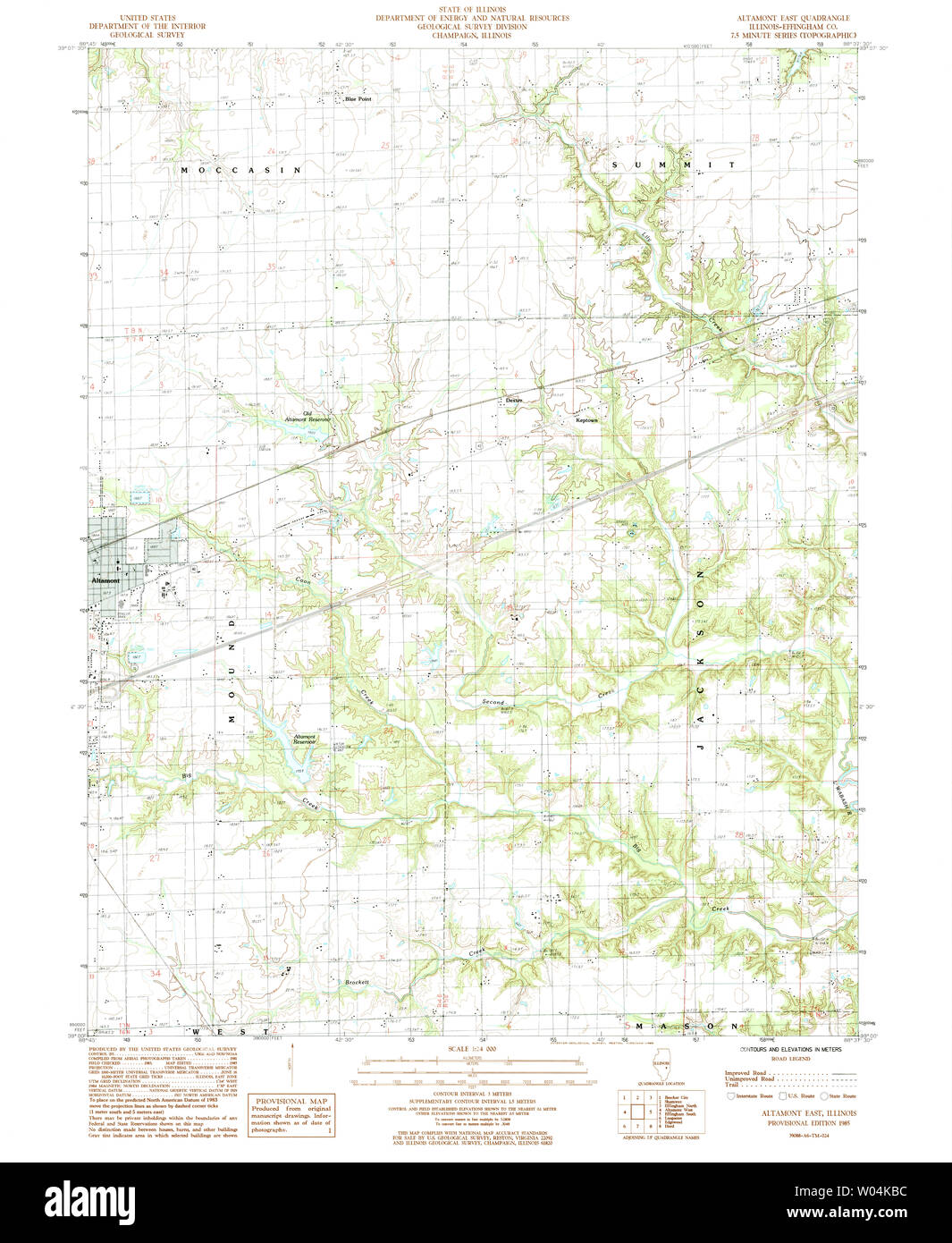 Map of altamont Cut Out Stock Images & Pictures - Alamy