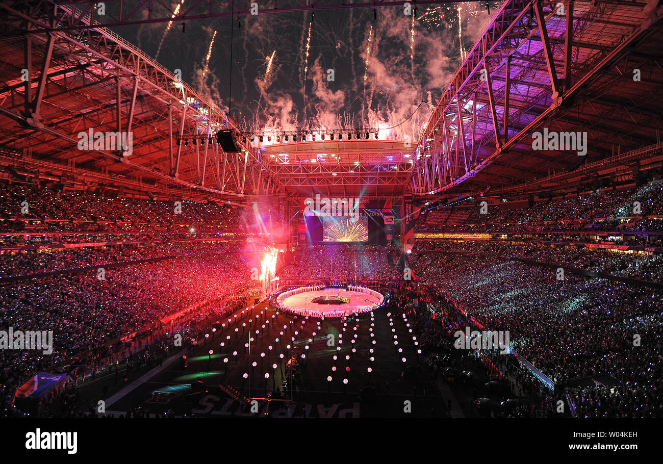 Katy Perry performs during halftime activities of Super Bowl XLIX at ...