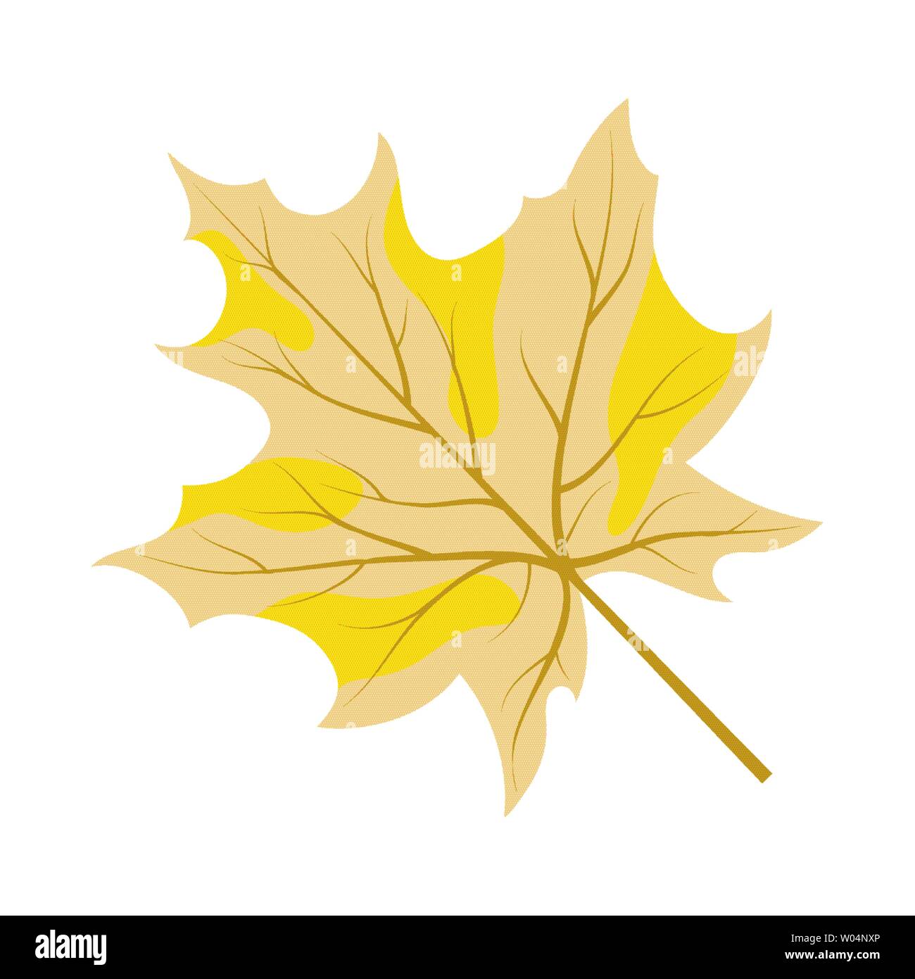 Autumn Maple Leaf. Fall Collection. Vector illustration Stock Vector ...