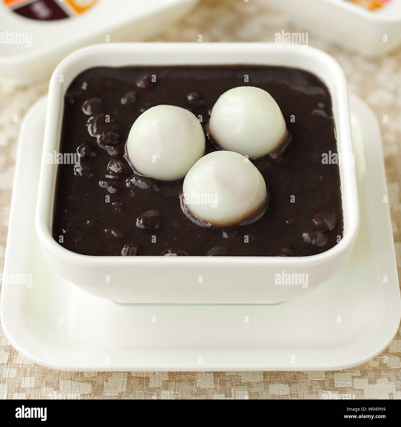 Red bean paste dumplings Stock Photo - Alamy