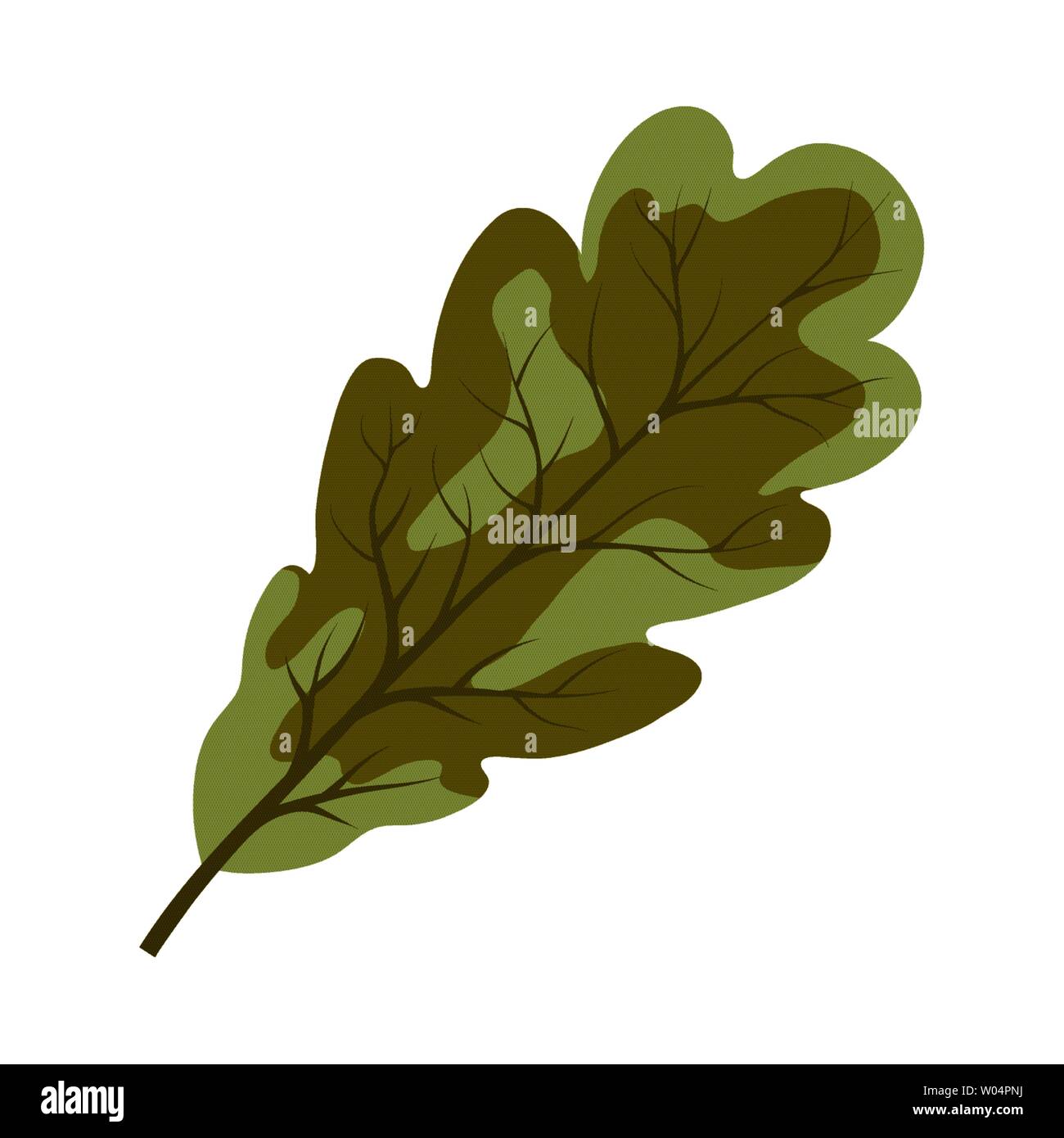 Autumn Oak Leaf. Fall Collection. Vector illustration Stock Vector ...