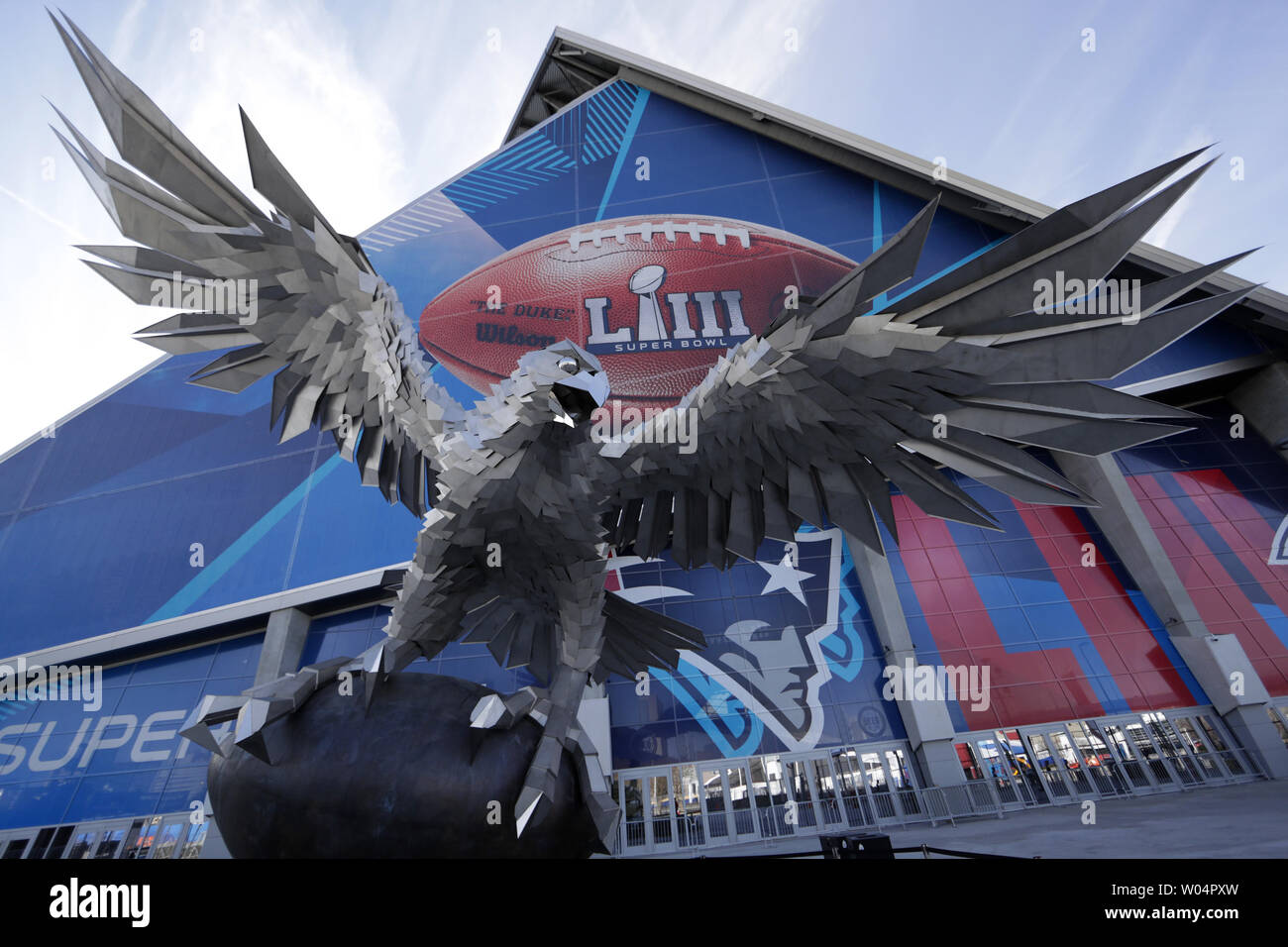 Blue Falcon Award Statue