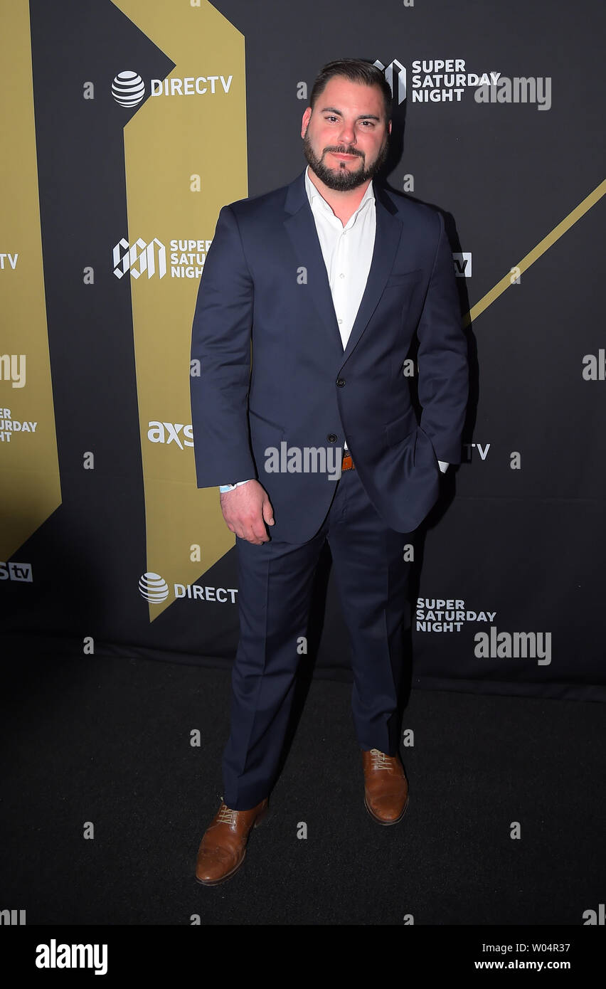 Shane Elrod arrives at DIRECTV Super Saturday Night red carpet at ...
