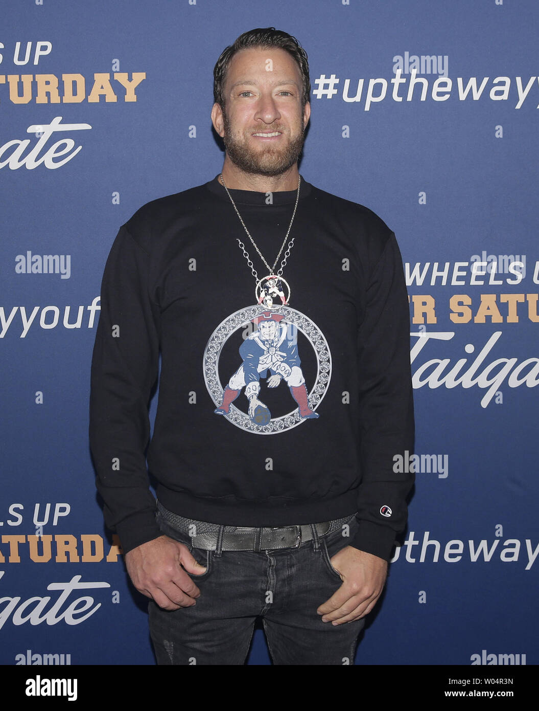 Barstool Sports Dave Portnoy at the Wheels Up Super Saturday Tailgate ...