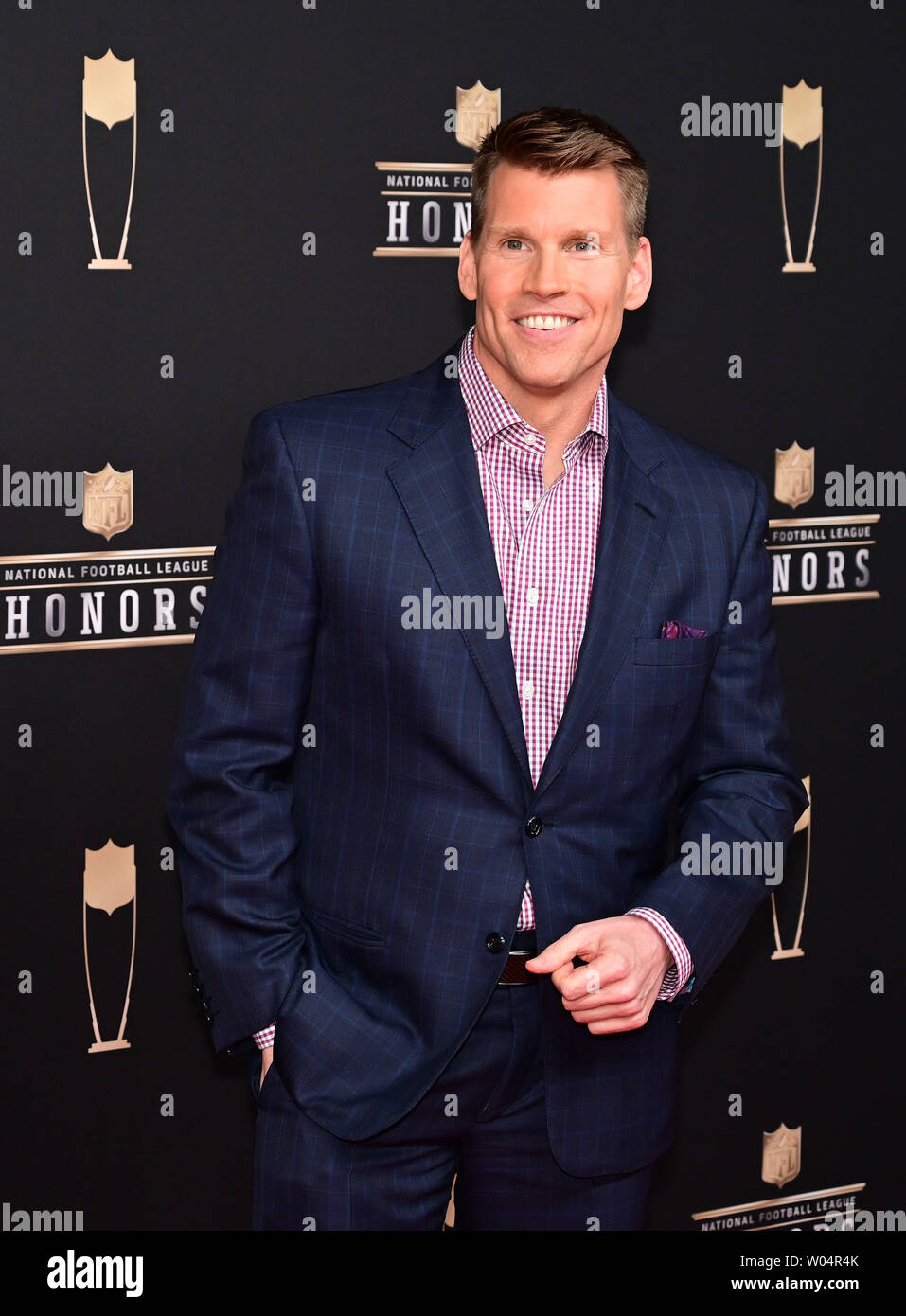 NFL Network's Scott Hanson arrives on the red carpet at the Fox Theatre ...