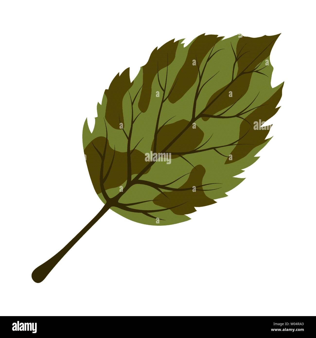 Autumn Birch Leaf. Fall Collection. Vector illustration Stock Vector ...