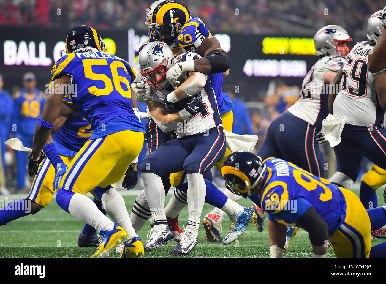 Rex burkhead super bowl hi-res stock photography and images - Alamy