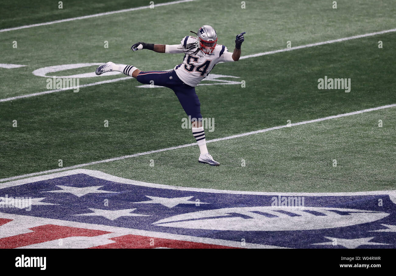New England Patriots linebacker Dont'a Hightower (54) celebrates ...
