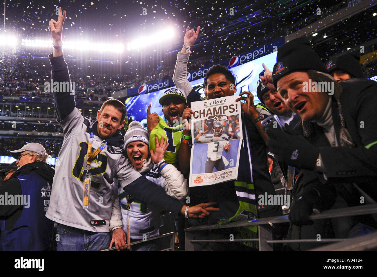 Seahawks Super Bowl Fans
