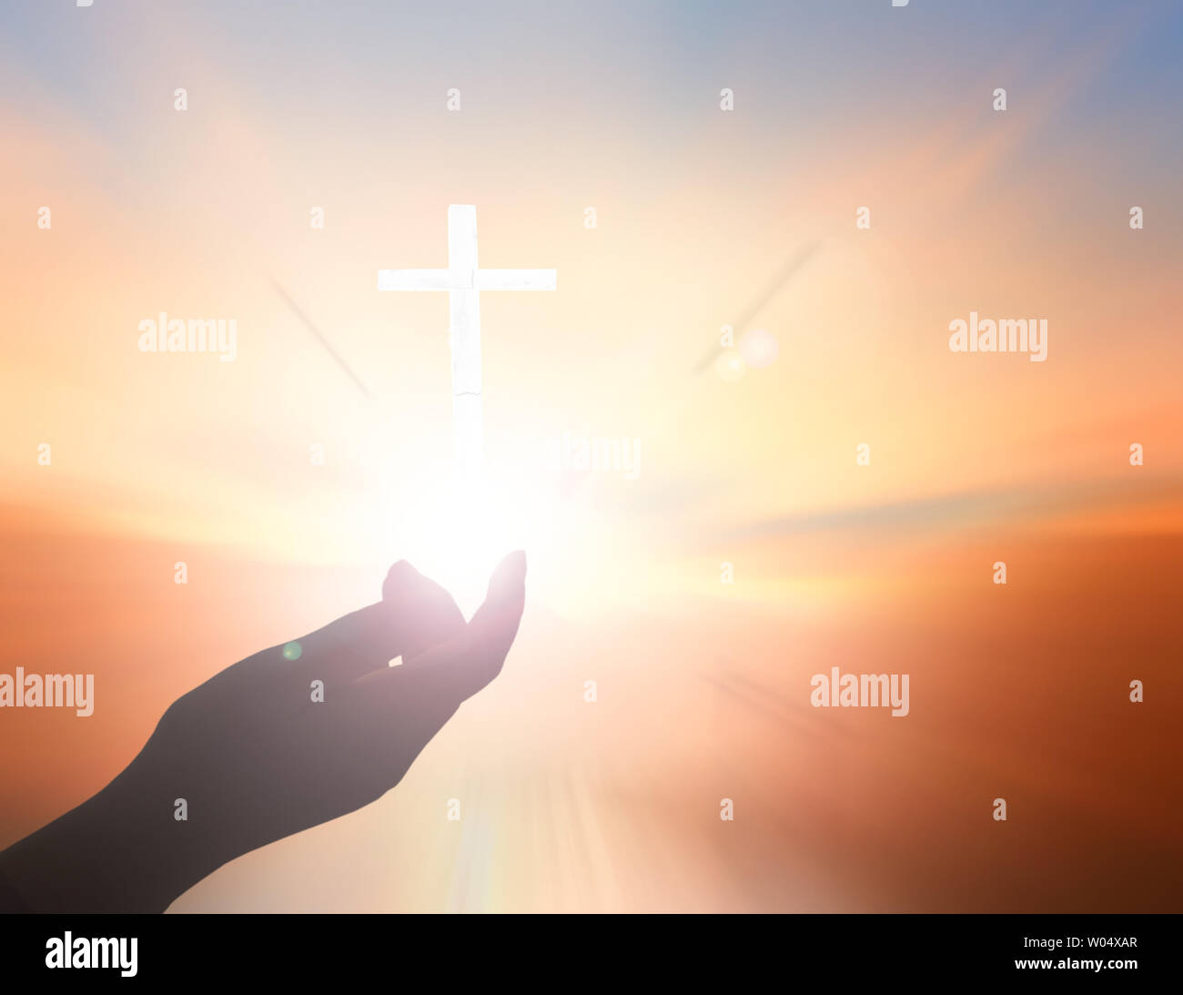 The hand of Christ Jesus Stock Photo - Alamy