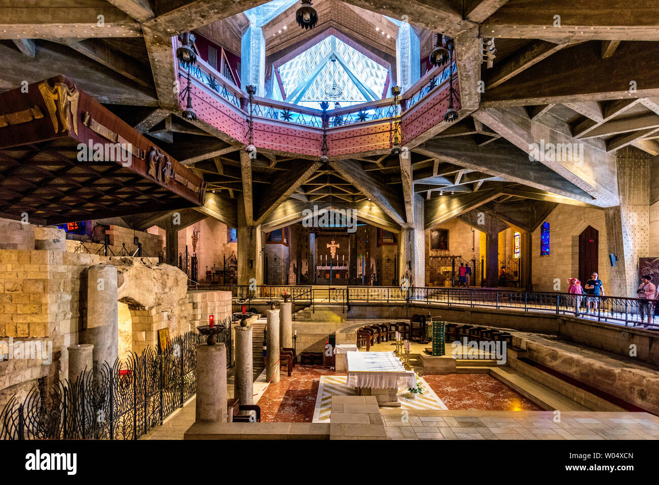 Inside church annunciation lady hi-res stock photography and images - Alamy