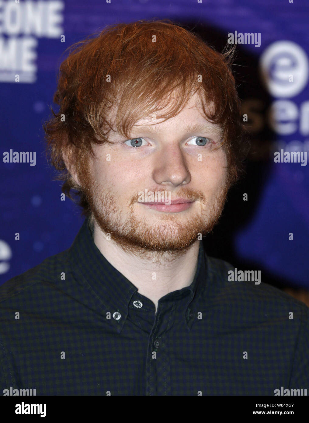 Ed Sheehan arrives at the MTV Europe Music Awards in Glasgow, Scotland ...