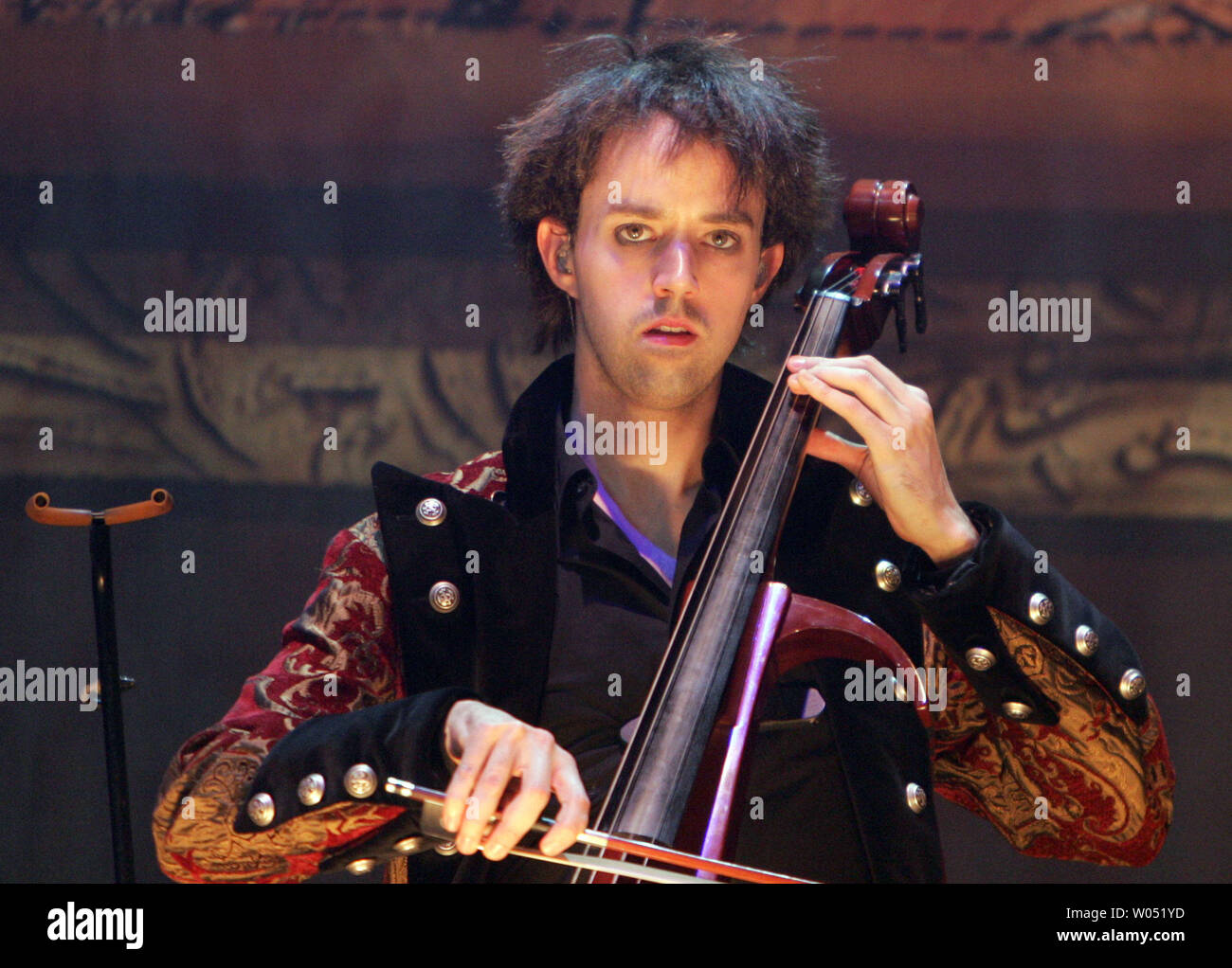 Bartram Nason plays with Panic! at the Disco as they perform in concert ...