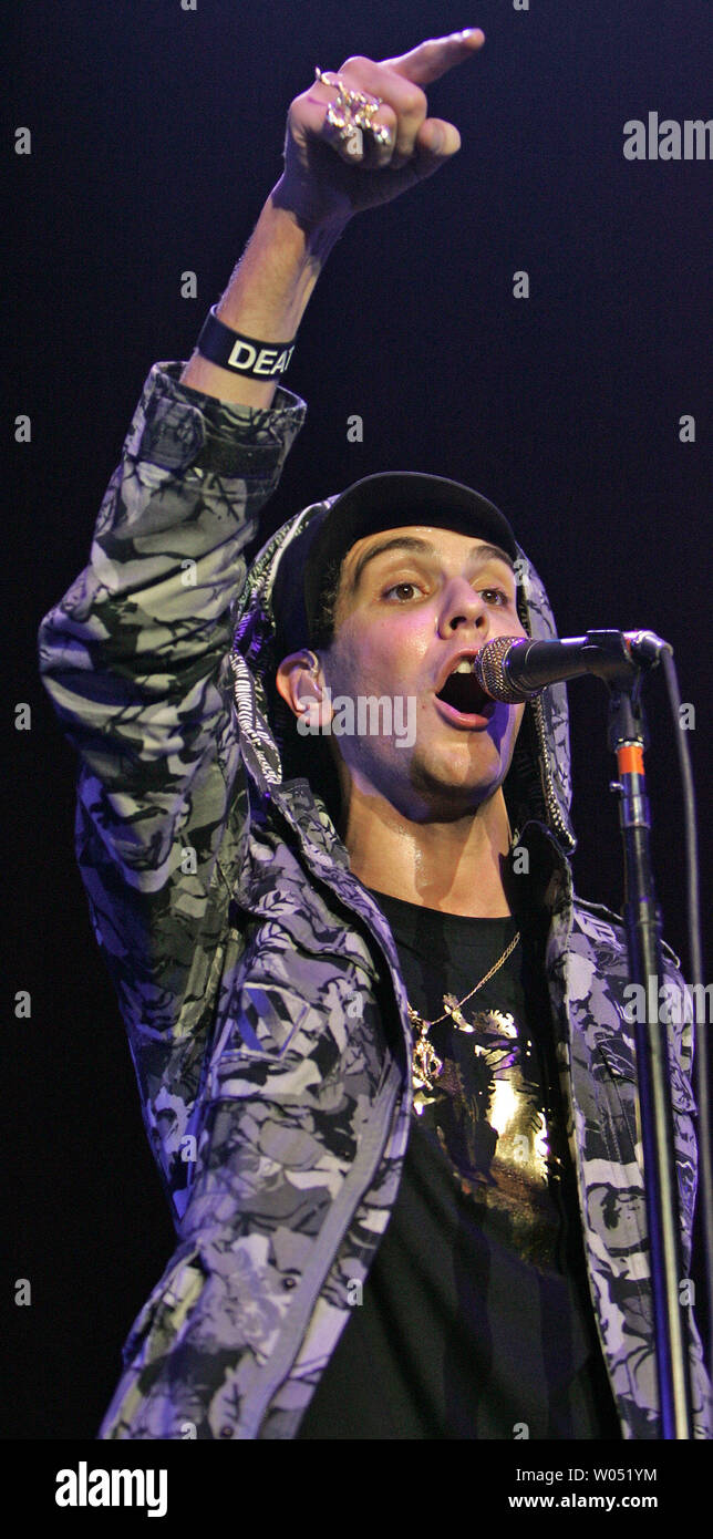 Gabe Saporta of Cobra Starship performs in concert at the ipayOne ...