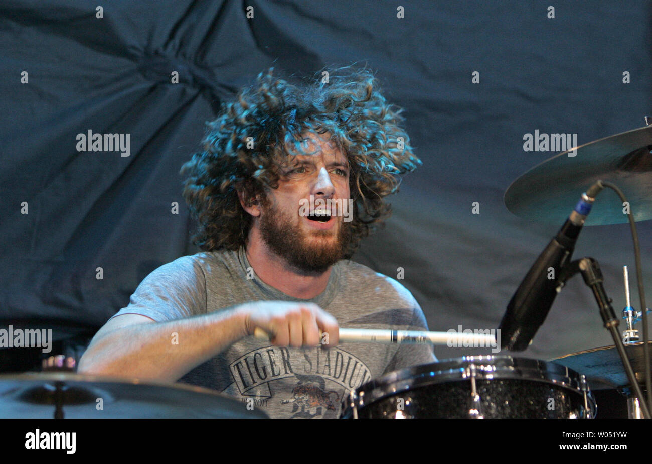 Jay McMillan of Jack's Mannequin performs in concert at the ipayOne Center in San Diego on ...