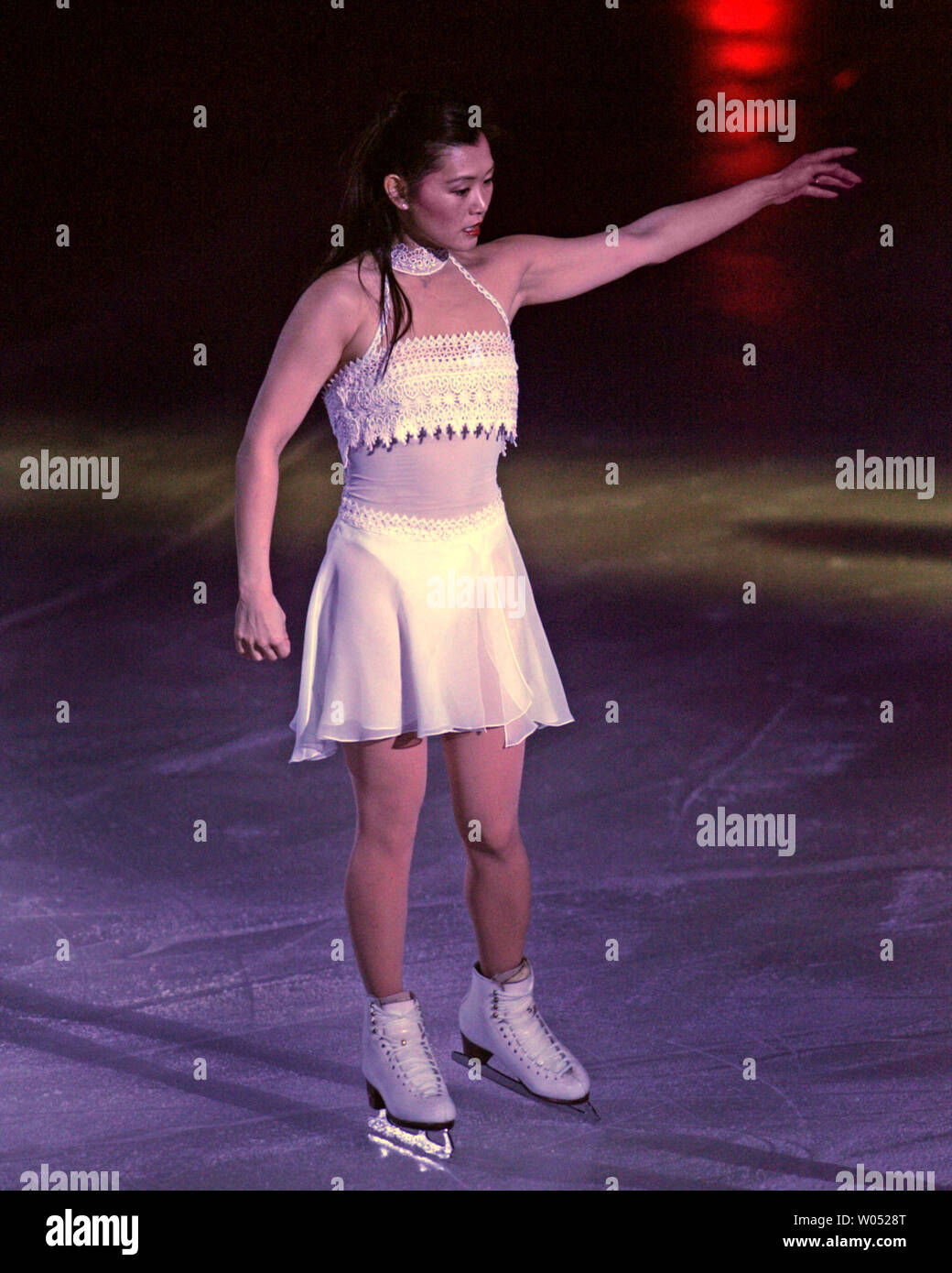 World Bronze Medalist and three-time U.S. Champion Kyoko Ina performs ...