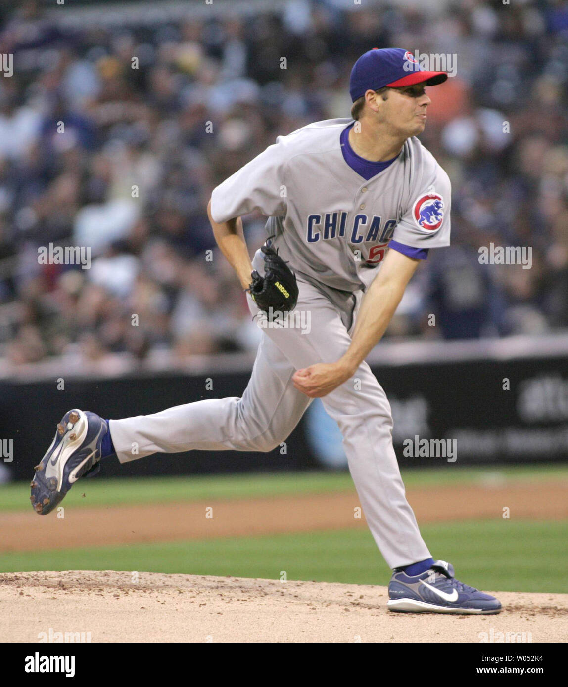 Chicago Cubs pitcher Rich Hill starts the game between the San Diego ...