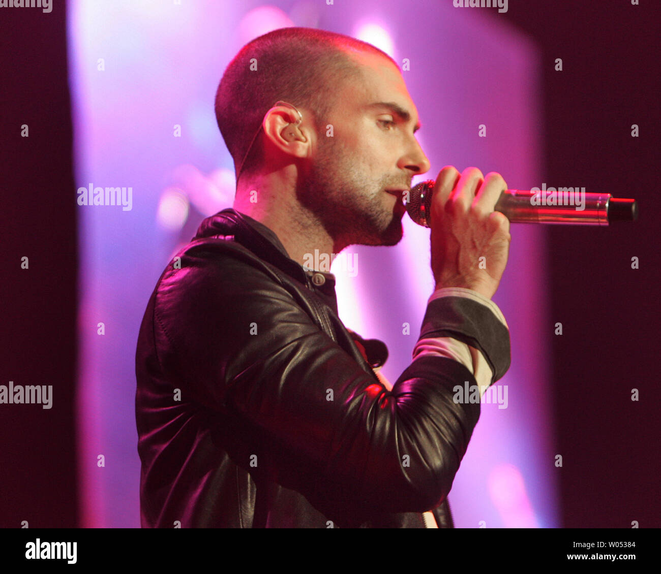 Adam Levine of Maroon 5 performs in concert at San Diego State ...