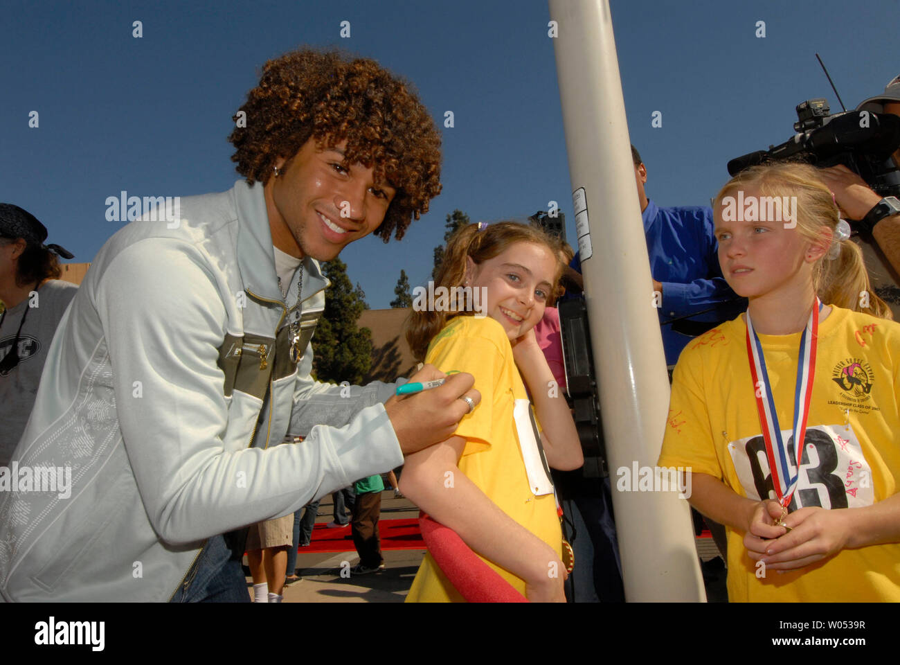 Hollywood actor Corbin Bleu signs autographs at the 61st annual Mother ...