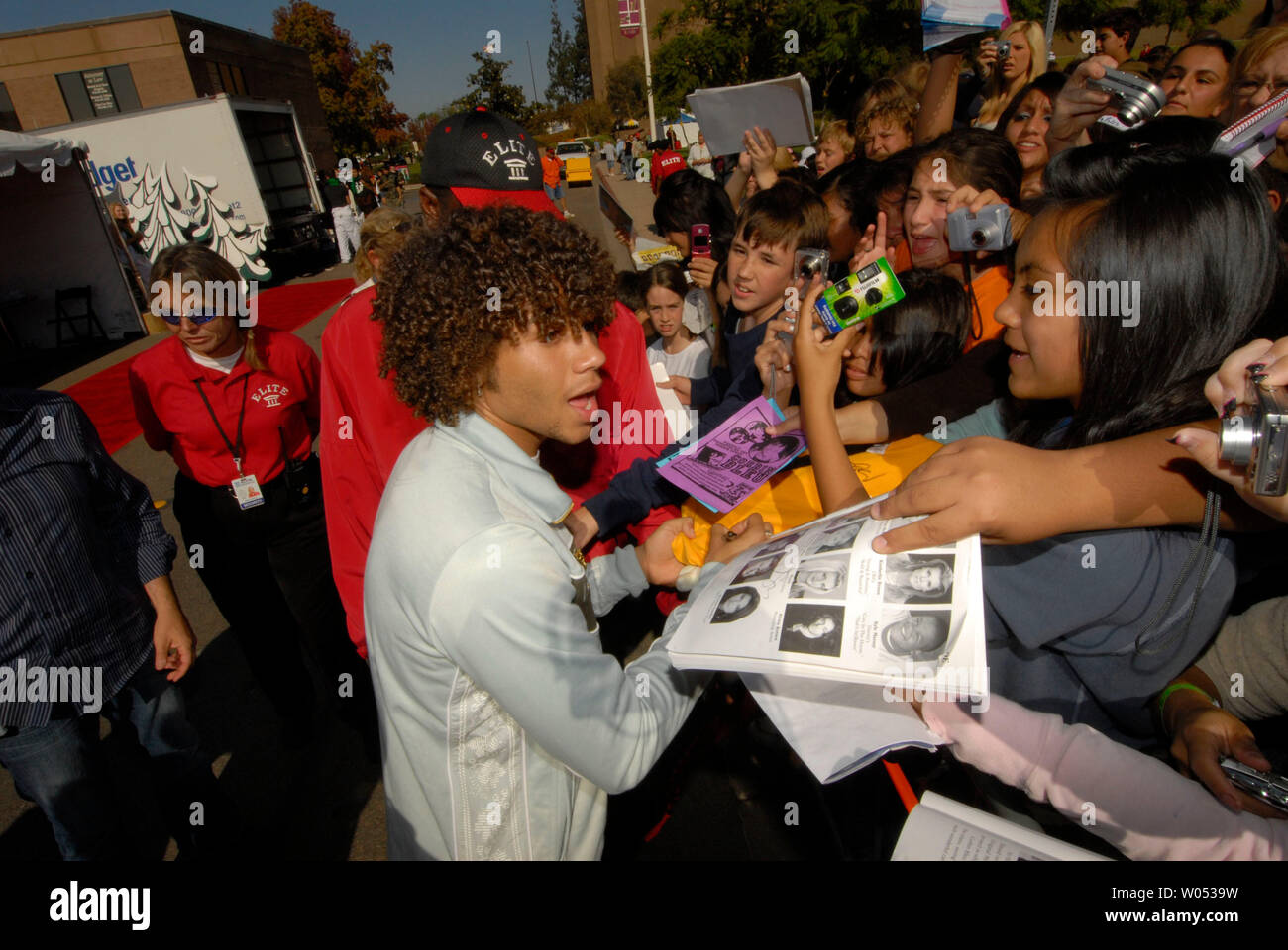 Hollywood actor Corbin Bleu signs autographs at the 61st annual Mother ...