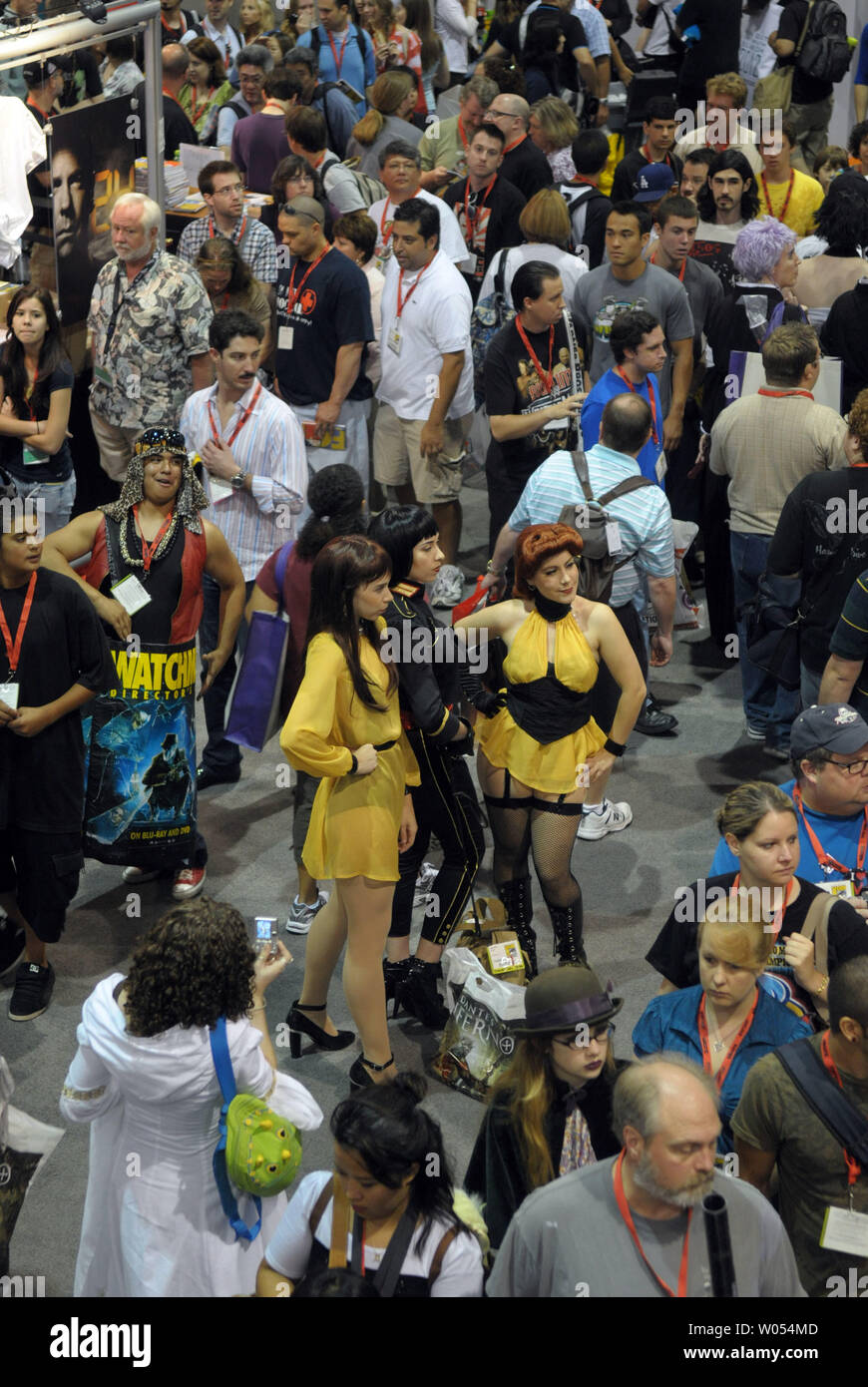 Visitors attend the 40th annual Comic-Con International, the largest ...
