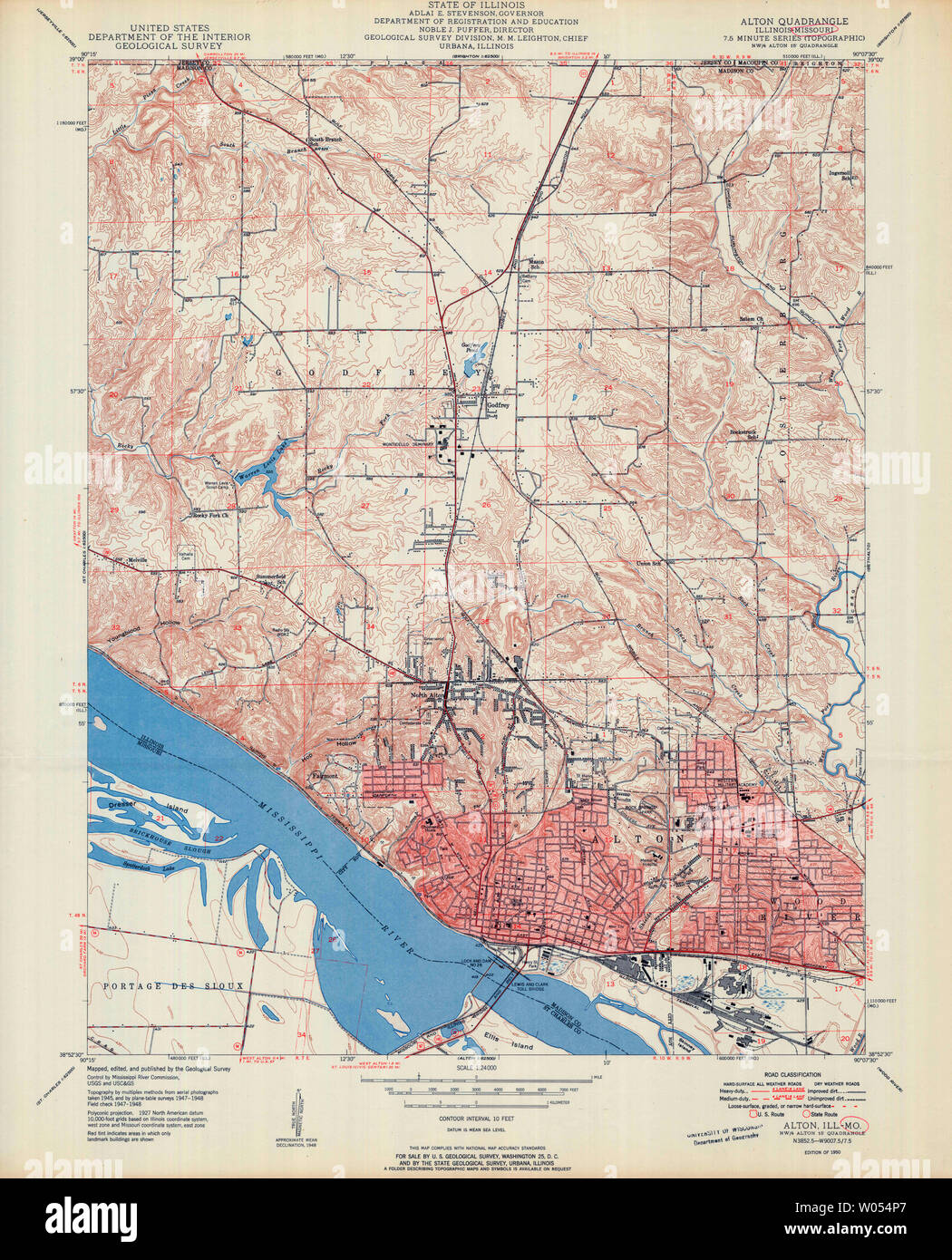 Alton illinois map hi-res stock photography and images - Alamy