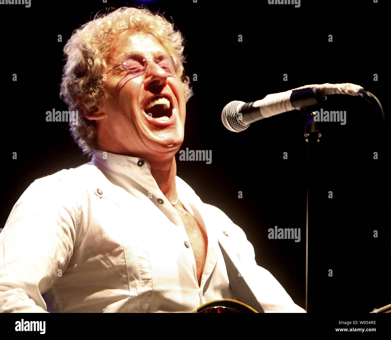 Roger Daltrey, frontman for the legendary British rock band The Who ...
