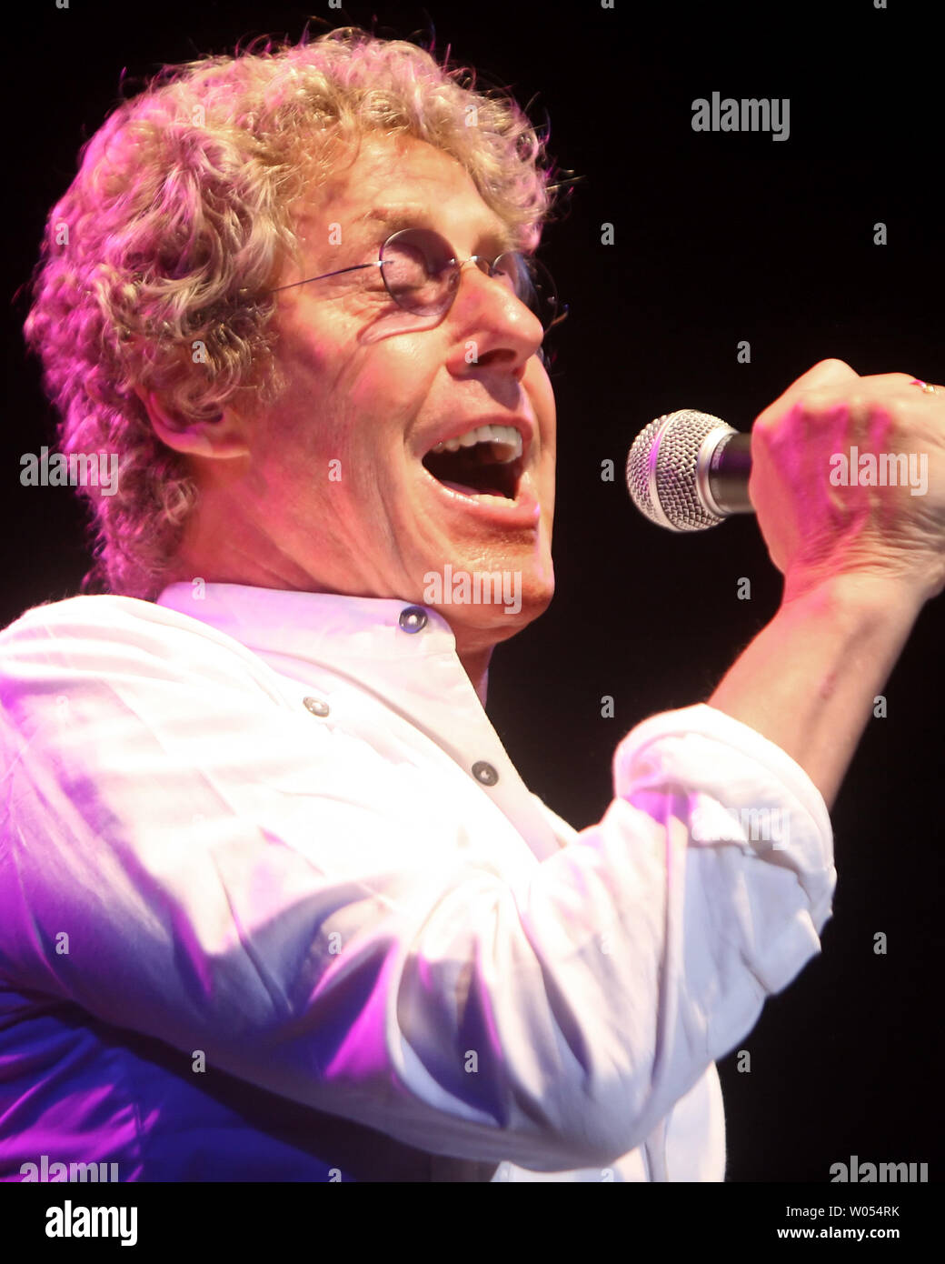 Roger Daltrey, frontman for the legendary British rock band The Who ...