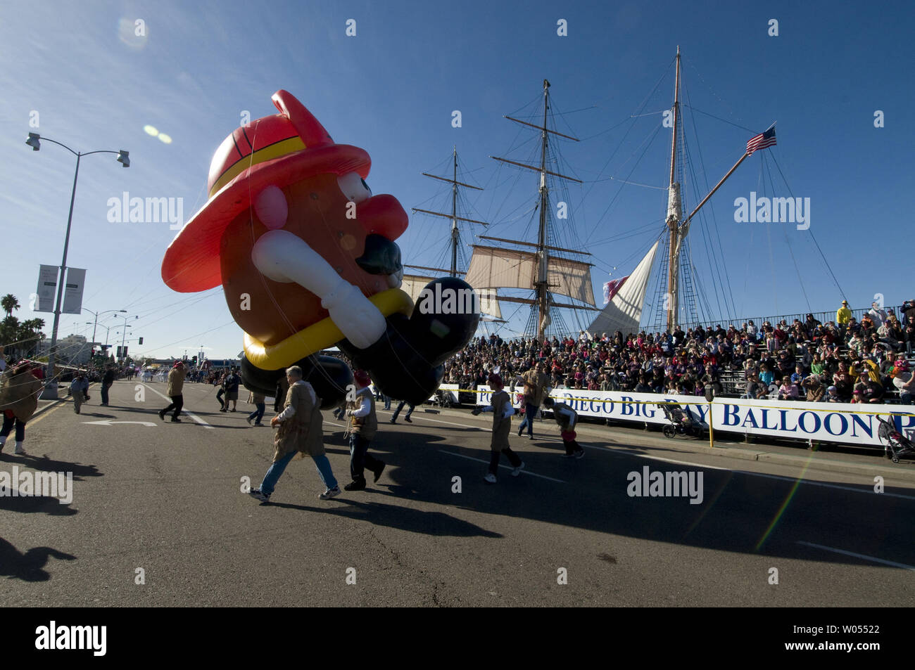 The Mr. Potato Head balloon is seen at the annual "Port of San Diego ...