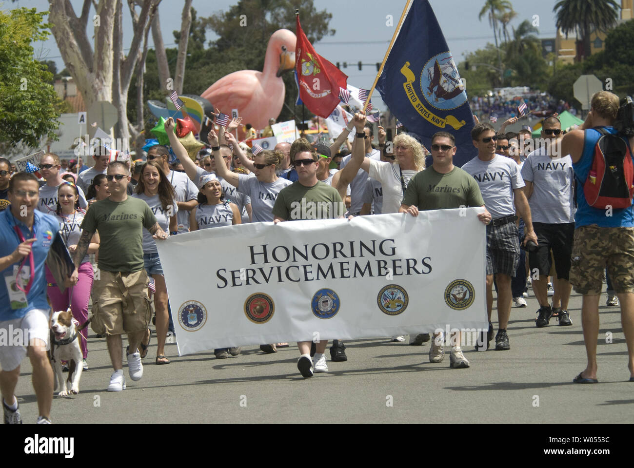 Active and non-active U.S. military personnel participate for the first ...