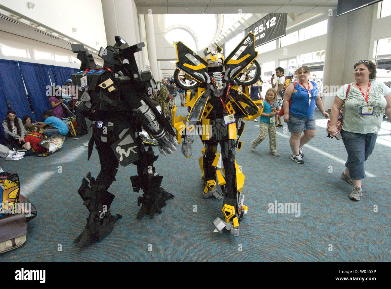 Visitors attend the 42nd annual Comic-Con International, the largest ...